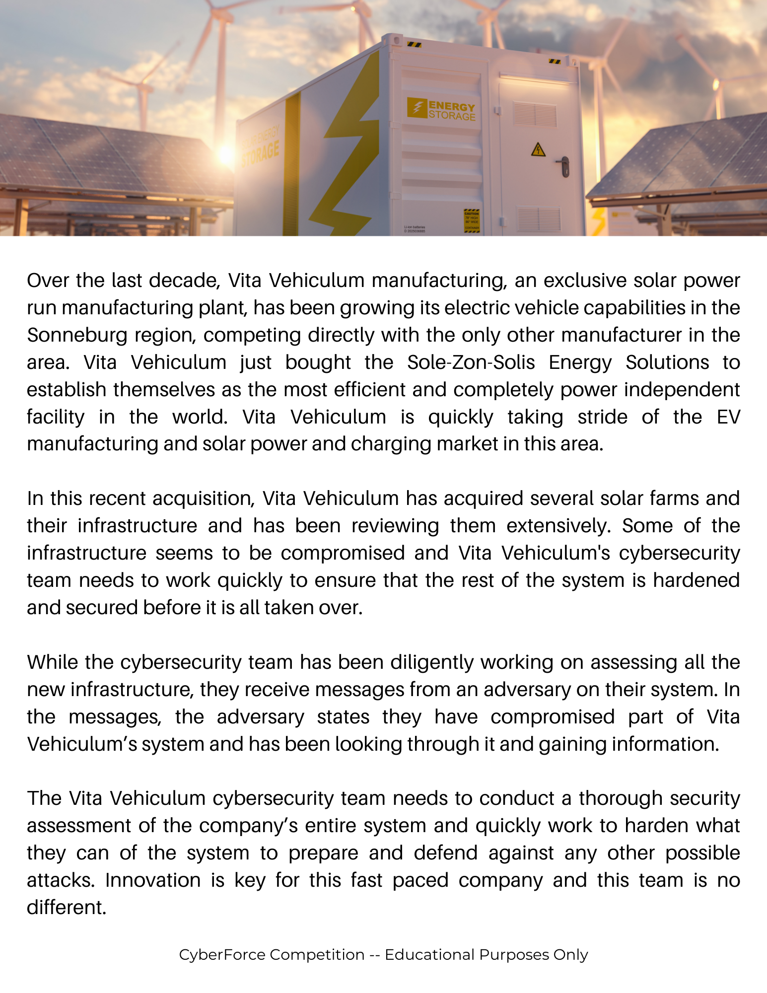 DOE CyberForce Competition® 2022 – Department of Energy's CyberForce® Program