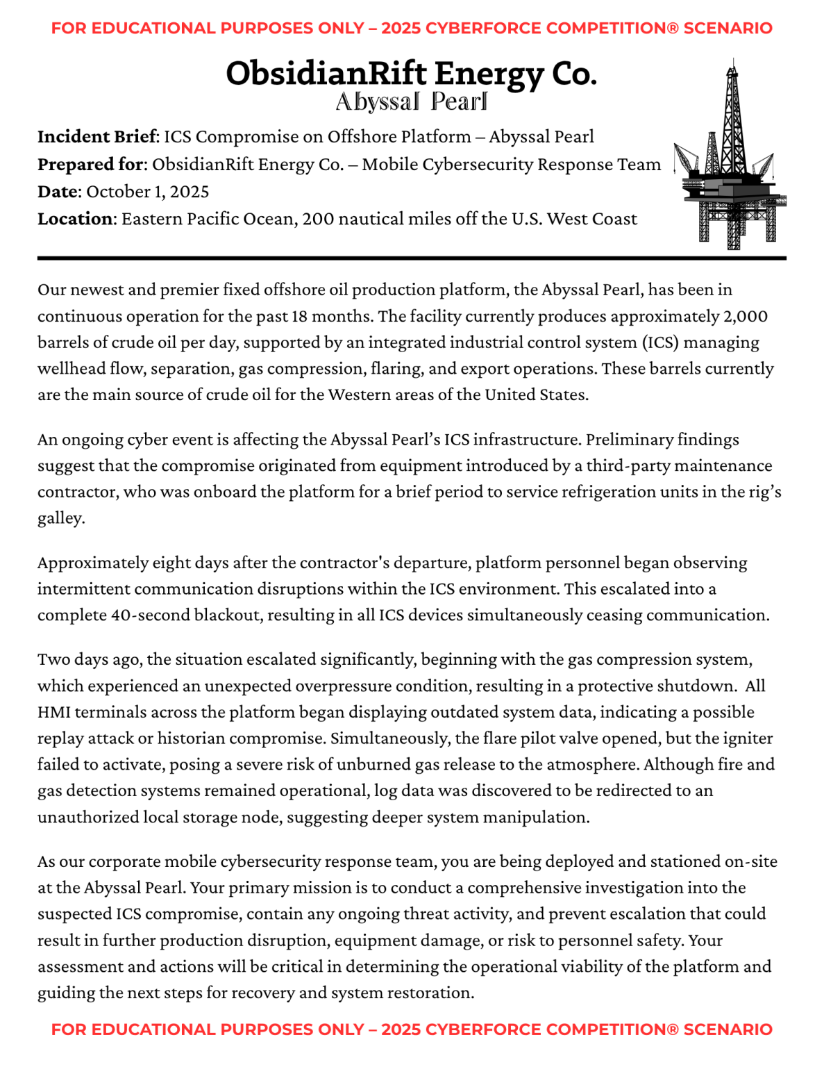 DOE CyberForce Competition® 2025 – Department of Energy's CyberForce ...